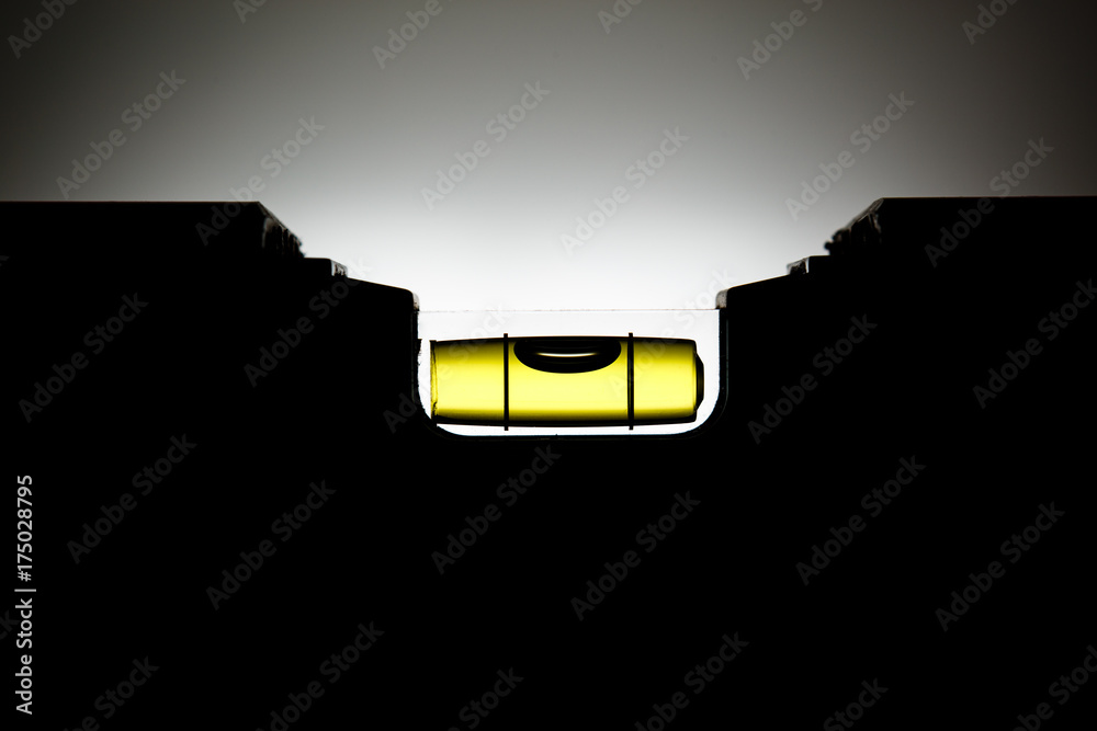 Spirit level silhouette Stock Photo | Adobe Stock