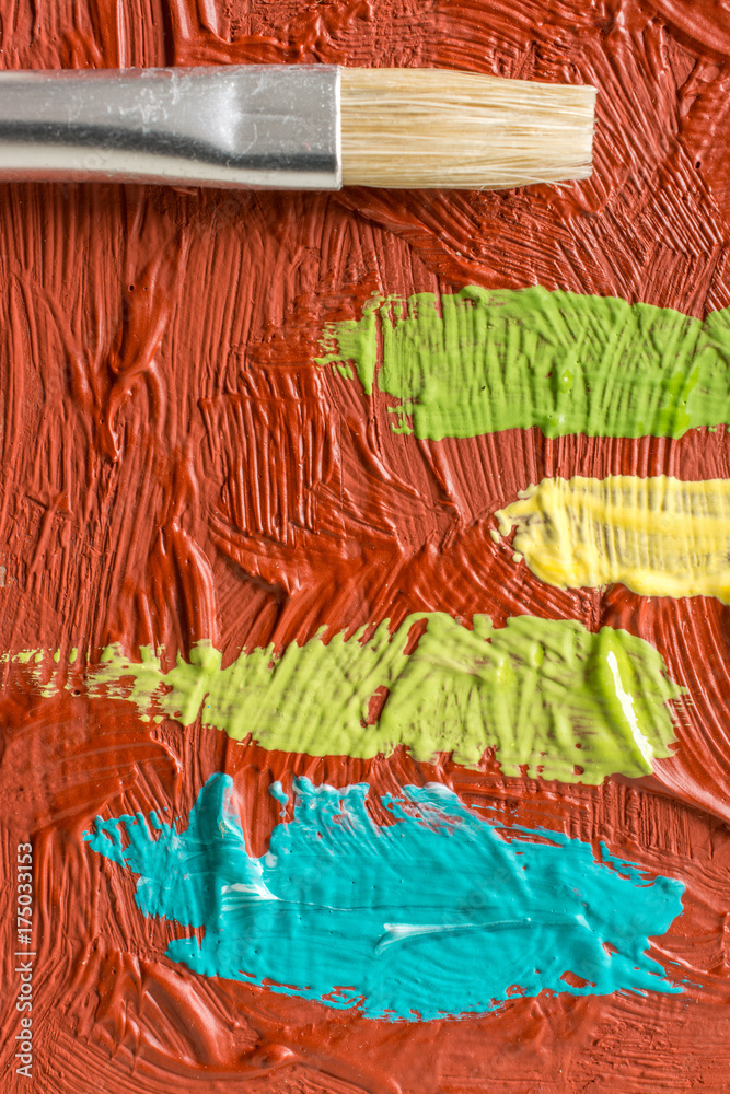 Abstract painting poster. Background for a painter exhibition Stock ...