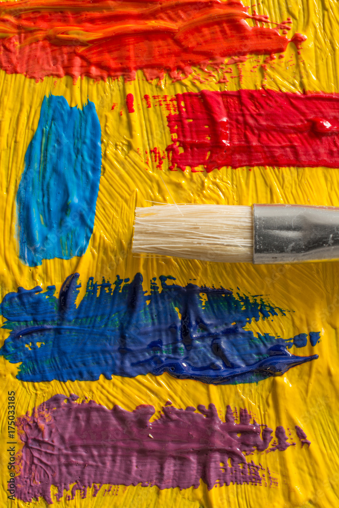 Abstract painting poster. Background for a painter exhibition Stock ...