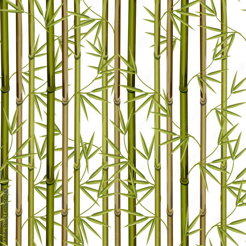 Bamboo Pattern Fabric