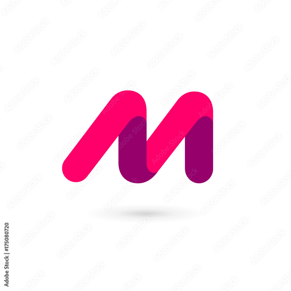 Vetor de Letter M logo icon design template elements do Stock | Adobe Stock