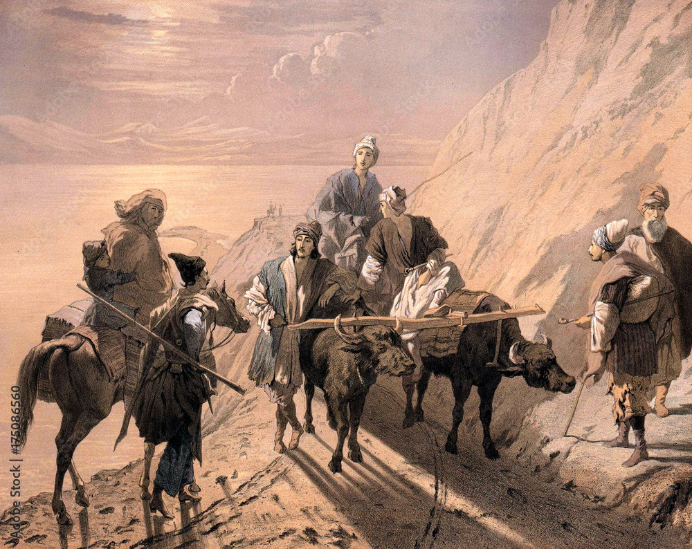 Ancient Muslim Merchants Caravan
