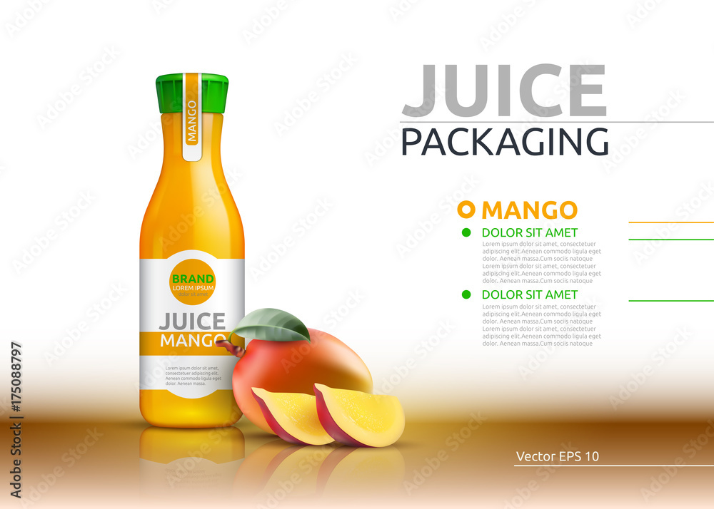 Mango Juice Vector