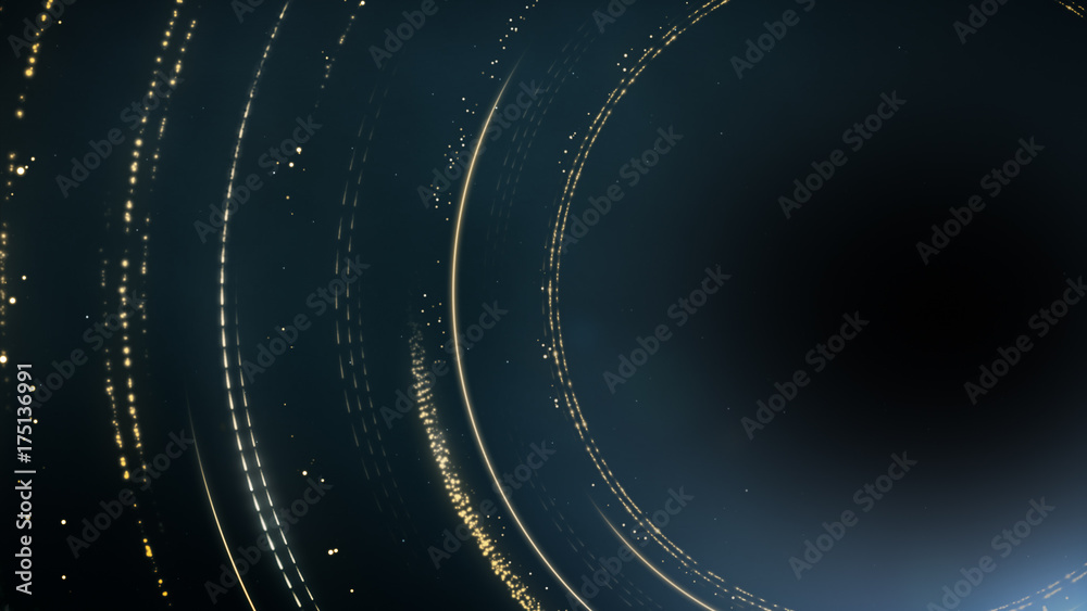 Rotating Particles Overlay 1 Stock Template | Adobe Stock