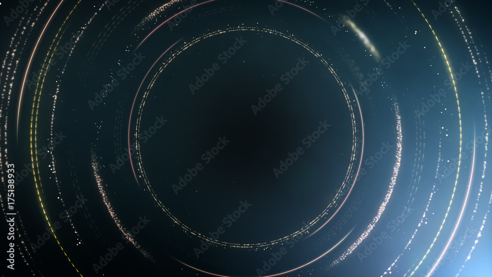 Rotating Particles Overlay 2 Stock Template | Adobe Stock