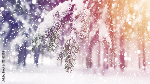 Snow Falling Facebook Covers