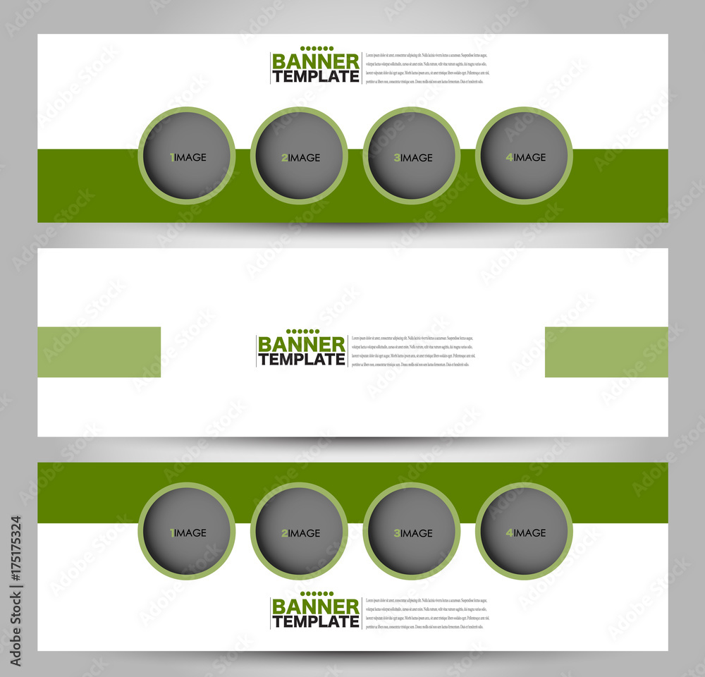 Banner template. Abstract background for design, business, education ...