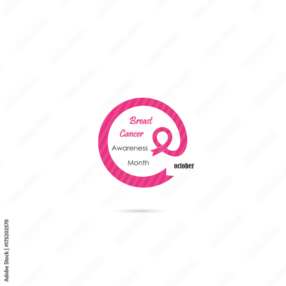 Breast Cancer October Awareness Month Campaign Background.Women health ...