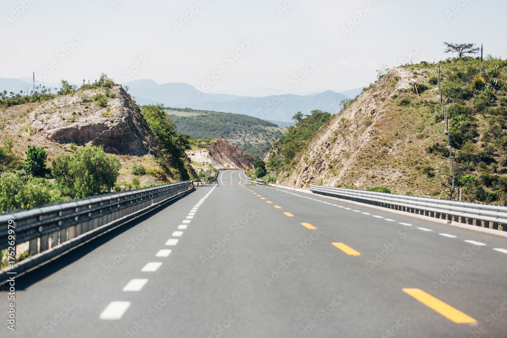 Road - highway in the countryside Stock Photo | Adobe Stock