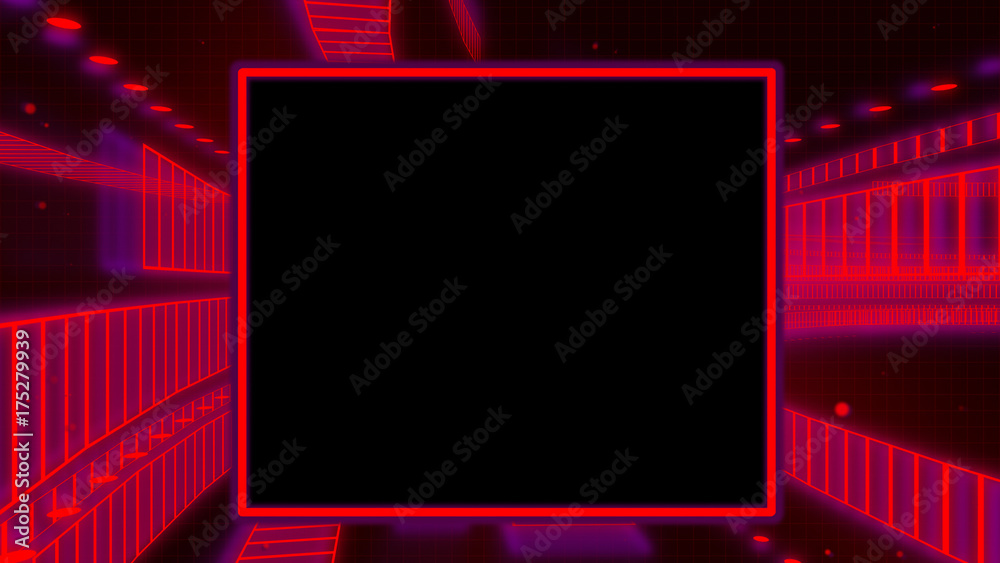 80's Style Tech Overlay 2 Stock Template | Adobe Stock