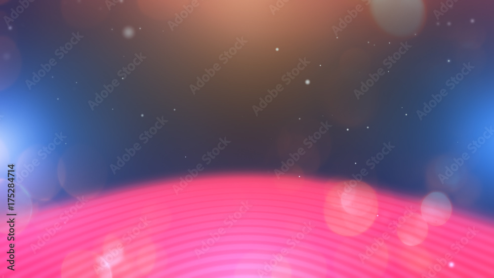 Pink Wheel Overlay with Bokeh Effect 2 Stock Template | Adobe Stock