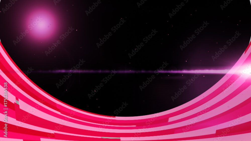Pixelated Pink Lines Overlay with Light Effect 2 Stock Template | Adobe ...