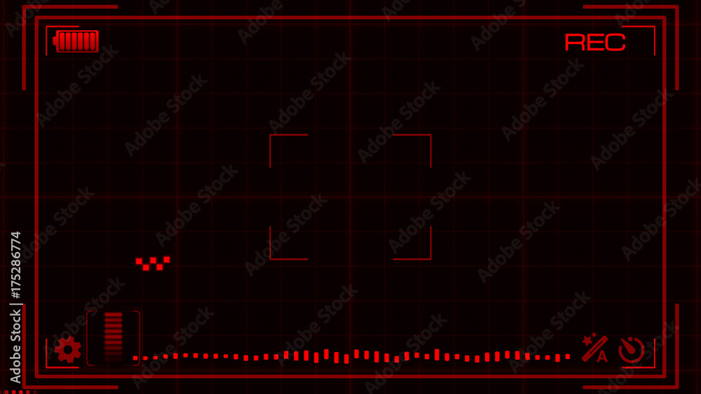Camera LCD Screen Overlay 1 Stock Template | Adobe Stock