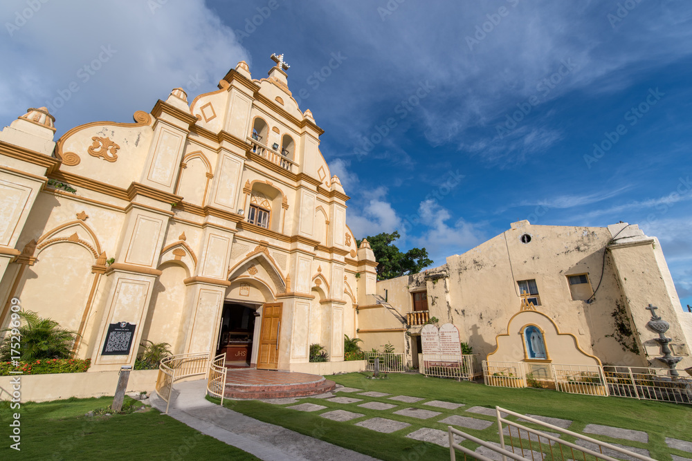 Our Lady of the Immaculate Conception Cathedral at Basco, Batanes Stock ...