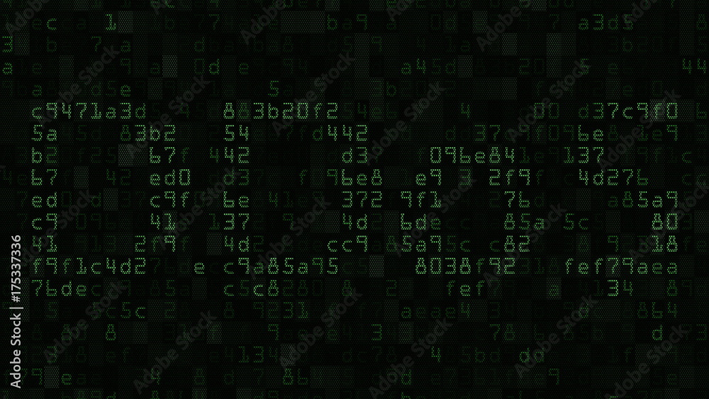 DDoS caption on the computer screen made of text and numeric symbols. 3D rendering Stock ...