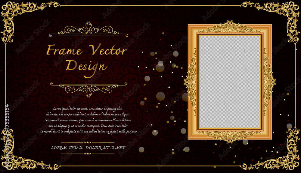 Royal Golden Photo Frames