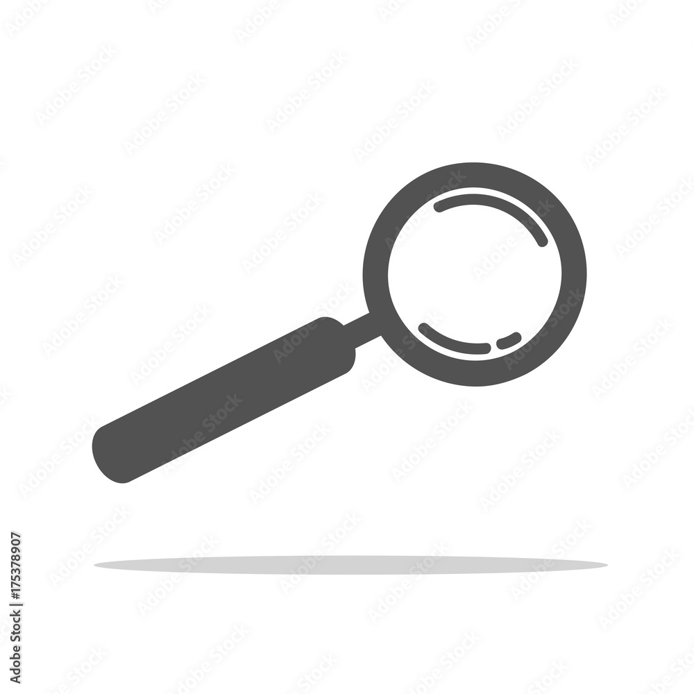 lupe grau piktogramm Stock Vector | Adobe Stock