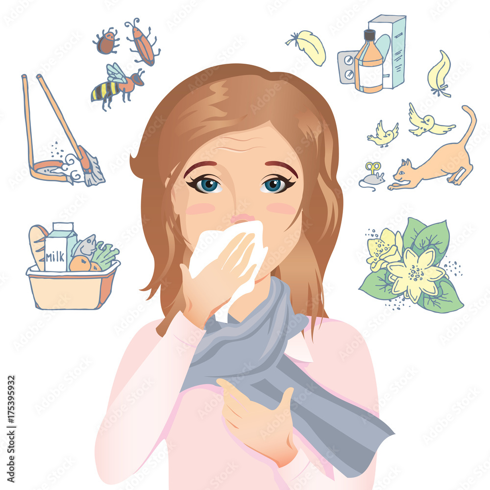 Dust Allergies Clip Art