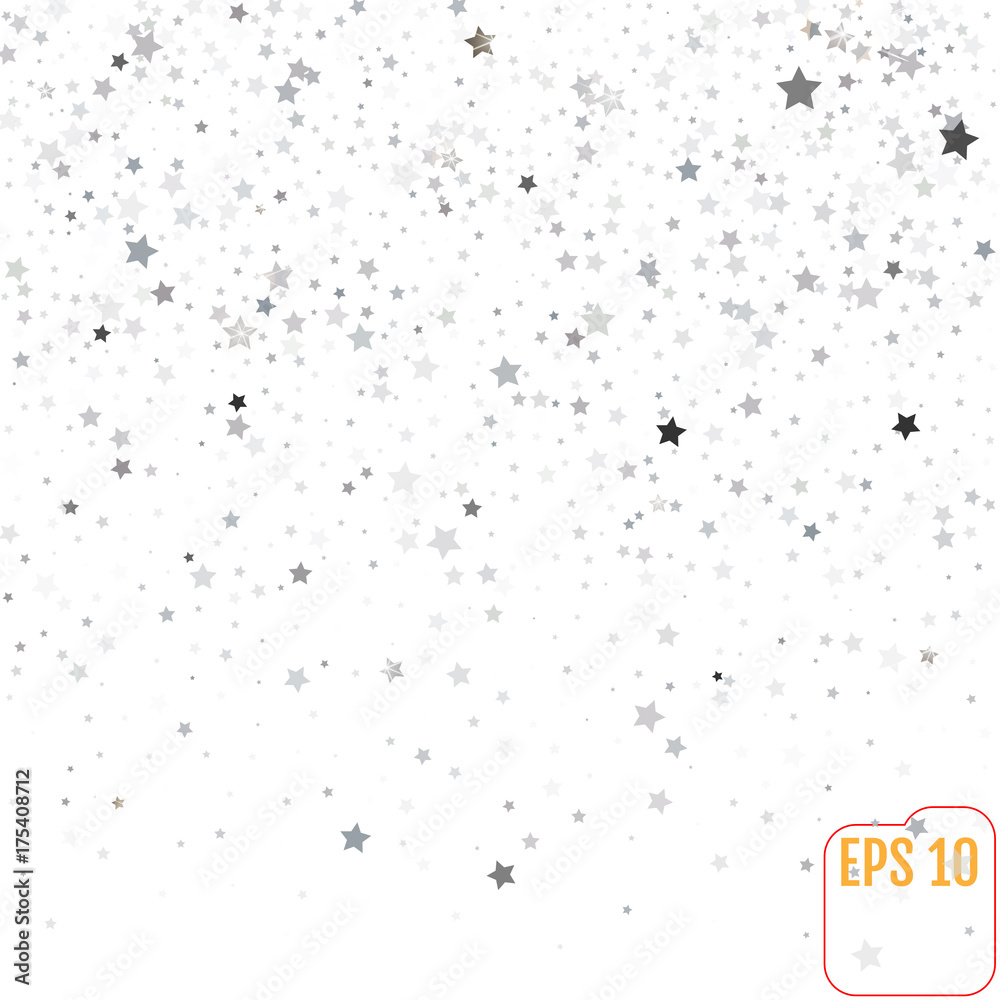 Glitter Falling White Background