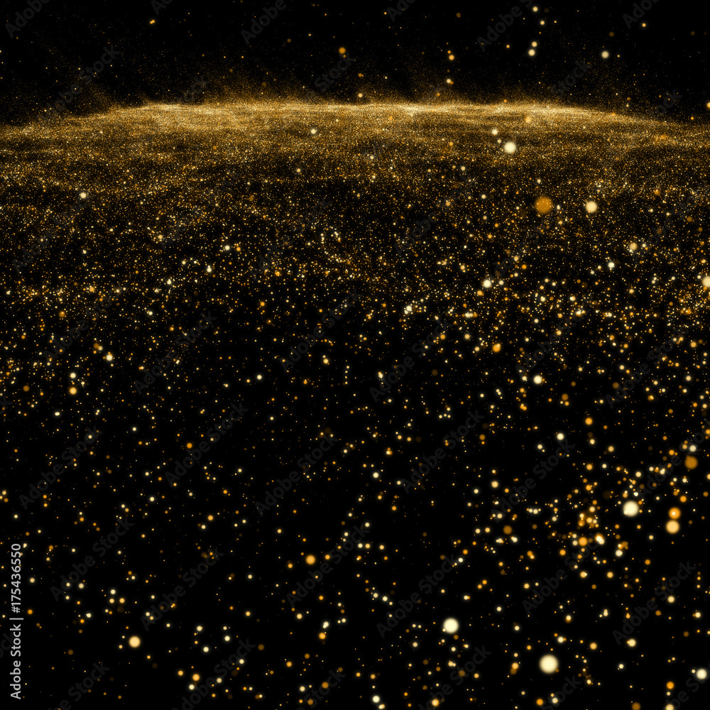 Abstract stardust smokey wave particles. Nano dynamic flow with 3d ...