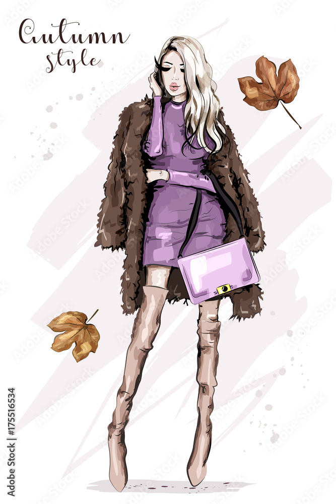 Autumn Fashion Illustration