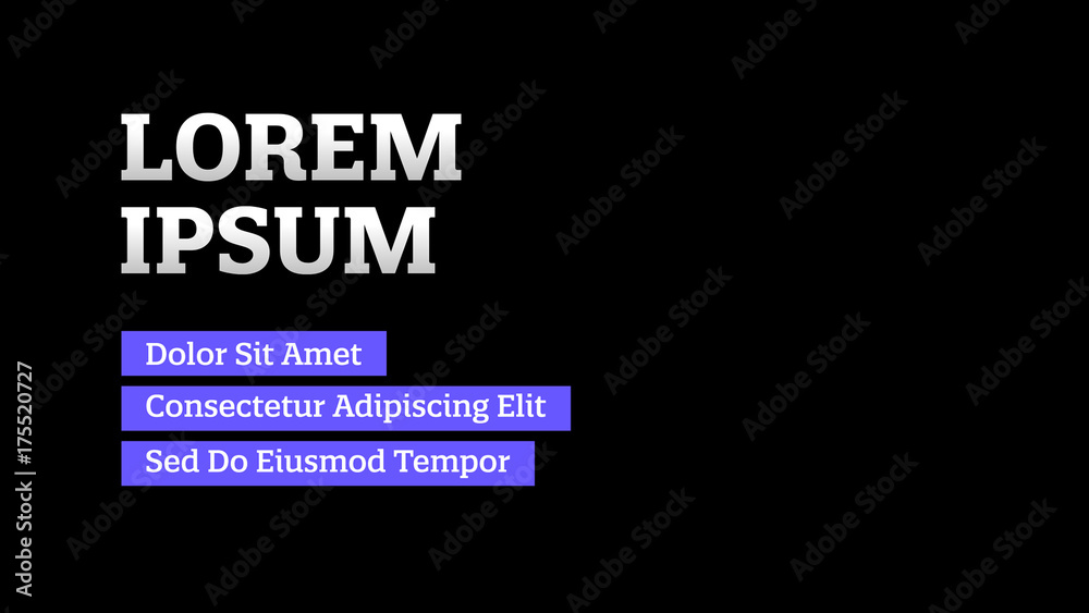 Bold Text and Blue Lines Title Stock Template | Adobe Stock