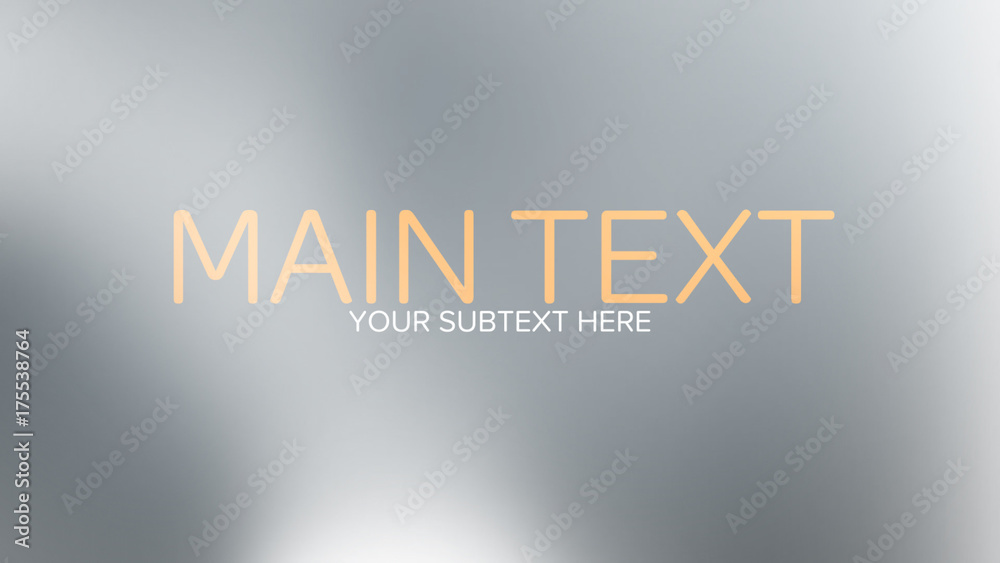 Flickering Light Effect Title Stock Template | Adobe Stock