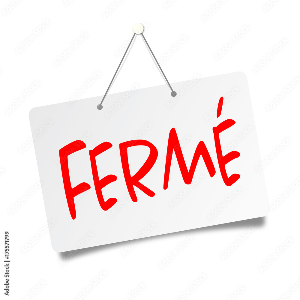 Vecteur Stock Fermé | Adobe Stock