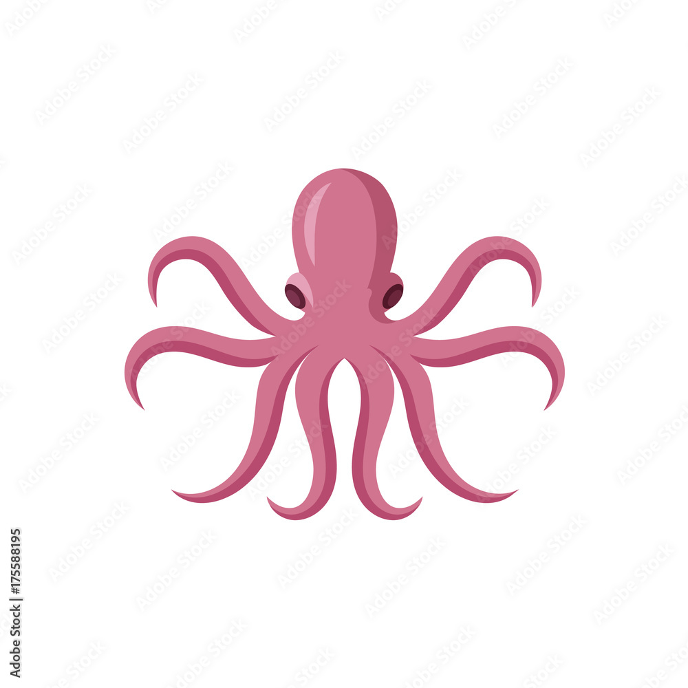 Simple Cartoon Octopus