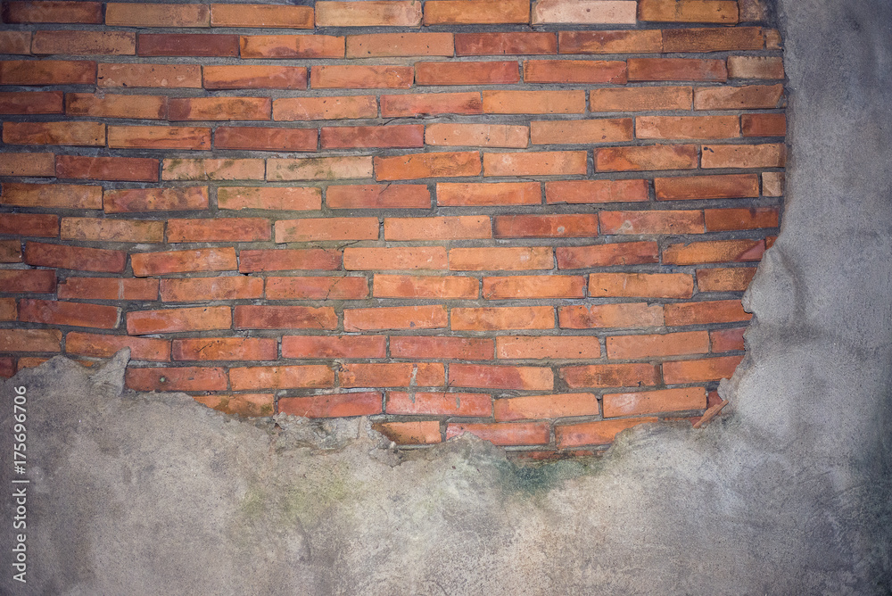 bricks bar wall background with loft style Stock Photo | Adobe Stock