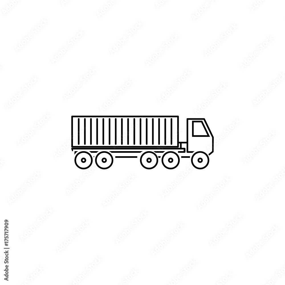 Container Truck Icon Png
