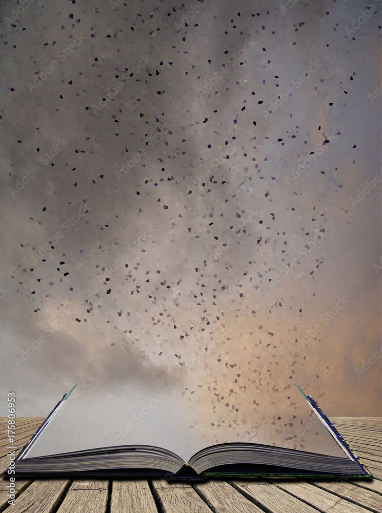 Pixelated filter effect abstract nature sky background concept coming ...