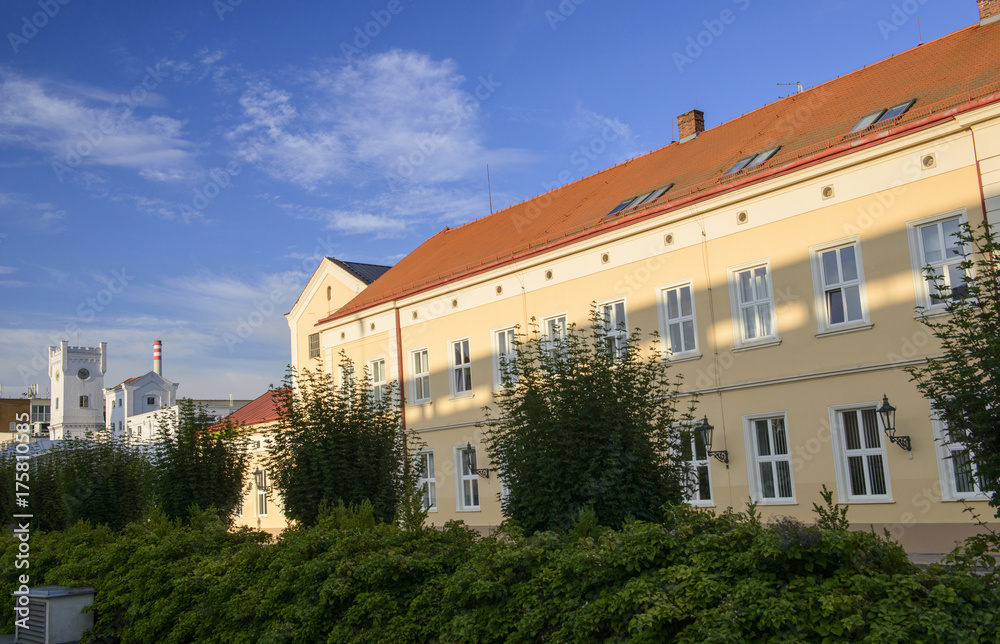Pilsen town is known as the birthplace of the Pilsener beer style Stock ...