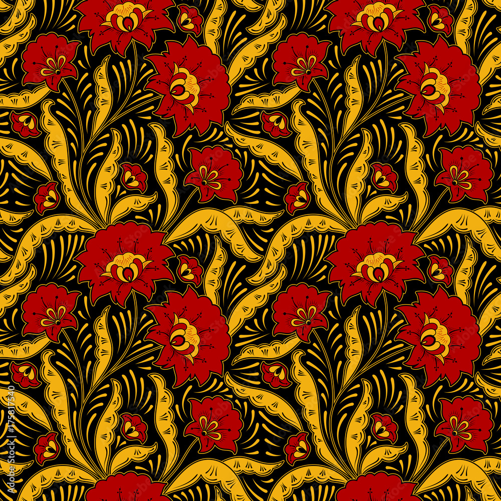 Russian Pattern Wallpaper