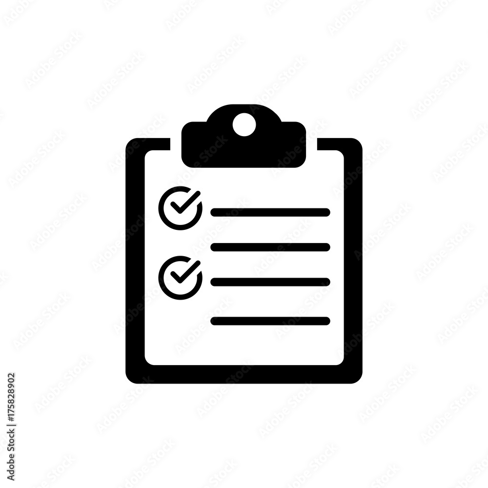 Tasks Icon Stock Vector | Adobe Stock