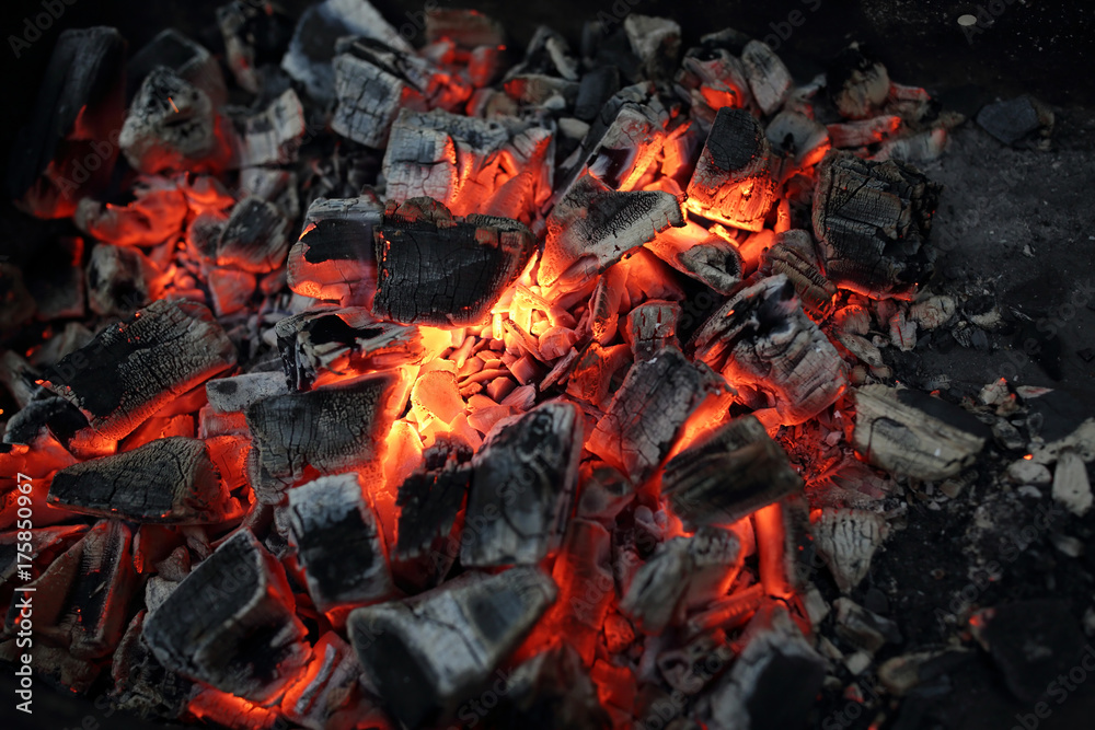 Charcoal for barbecue Stock Photo | Adobe Stock
