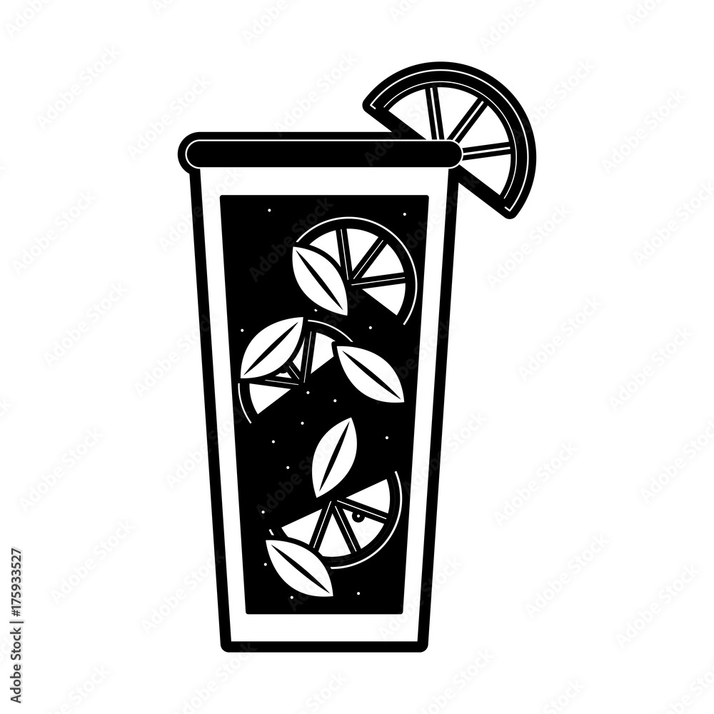 Lemonade Clip Art Black And White