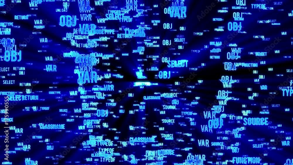 Software Web Developer Programming Code Javascript Abstract Computer Script Coding And Hacker