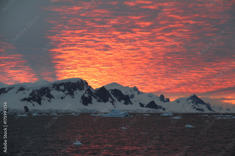 Deep sunset Stock Photo | Adobe Stock