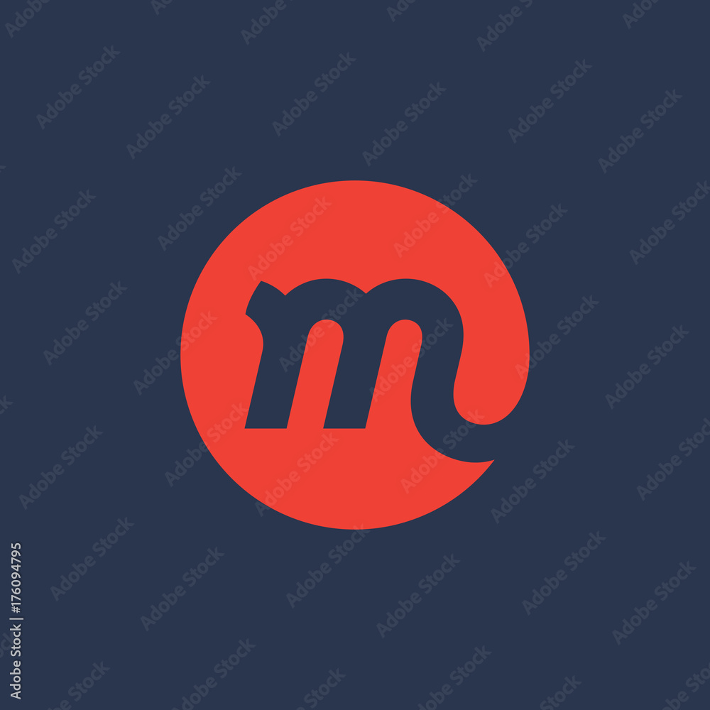 Vetor de Letter M logo icon design template elements do Stock | Adobe Stock