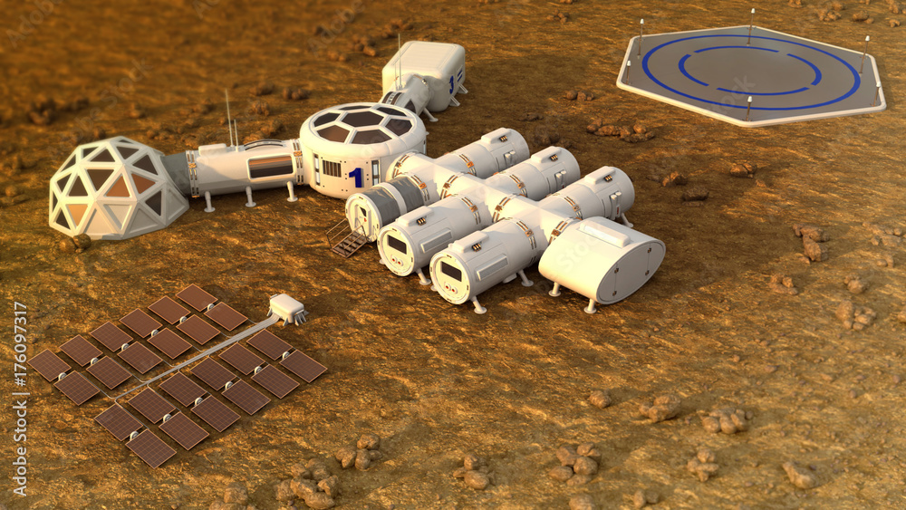 Mars Colony Model