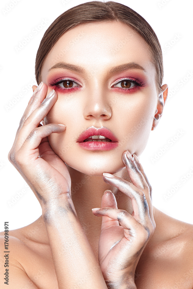 Beautiful Woman Face Portrait Beauty Skin Care Concept Beautiful beauty ...