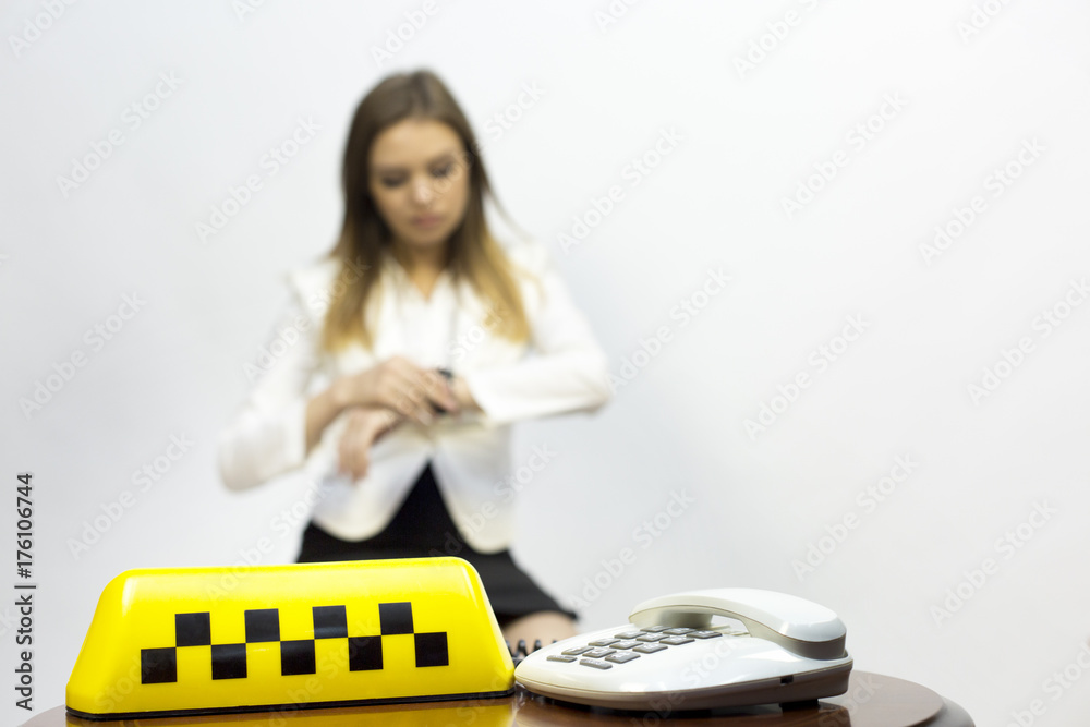 Taxi - girl dispatcher and other materials on the topic of taxi. Taxi ...