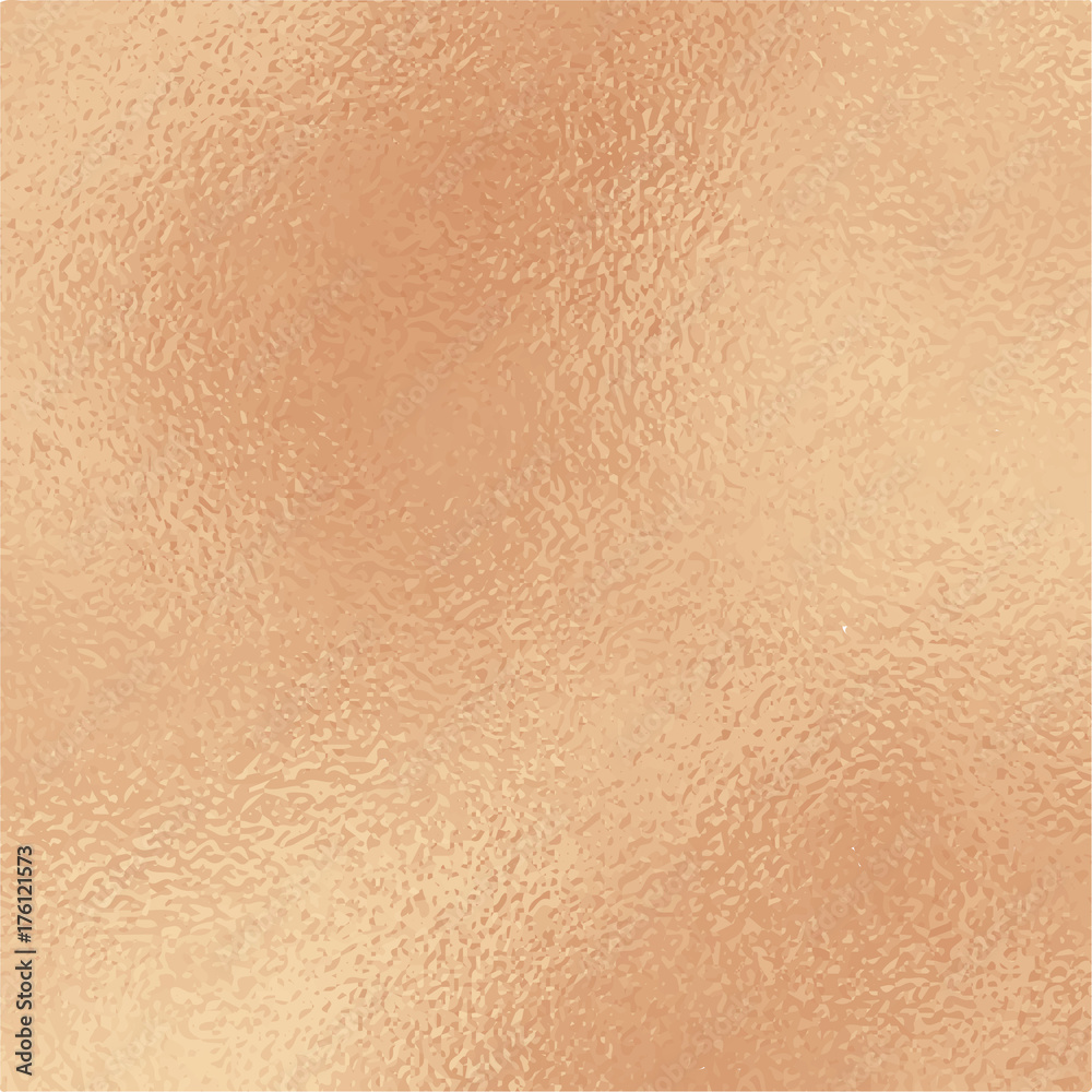 Metallic golden foil texture. Pale pink gold foil square vector ...