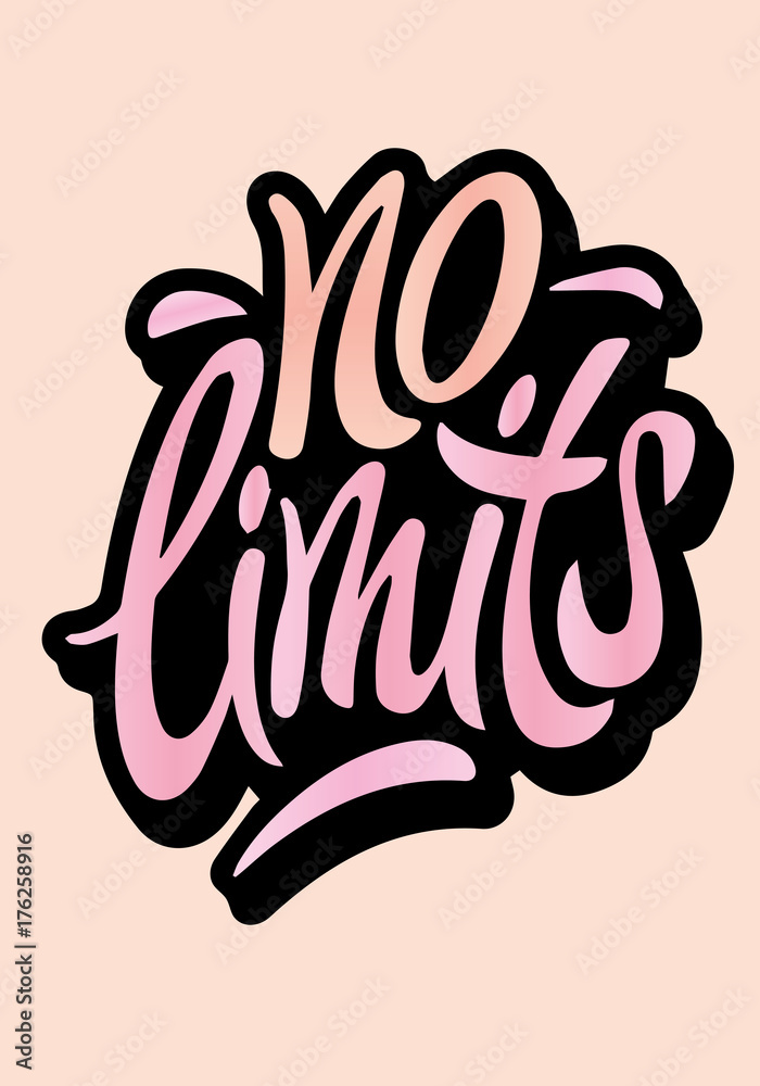No limits graffiti Stock Vector | Adobe Stock