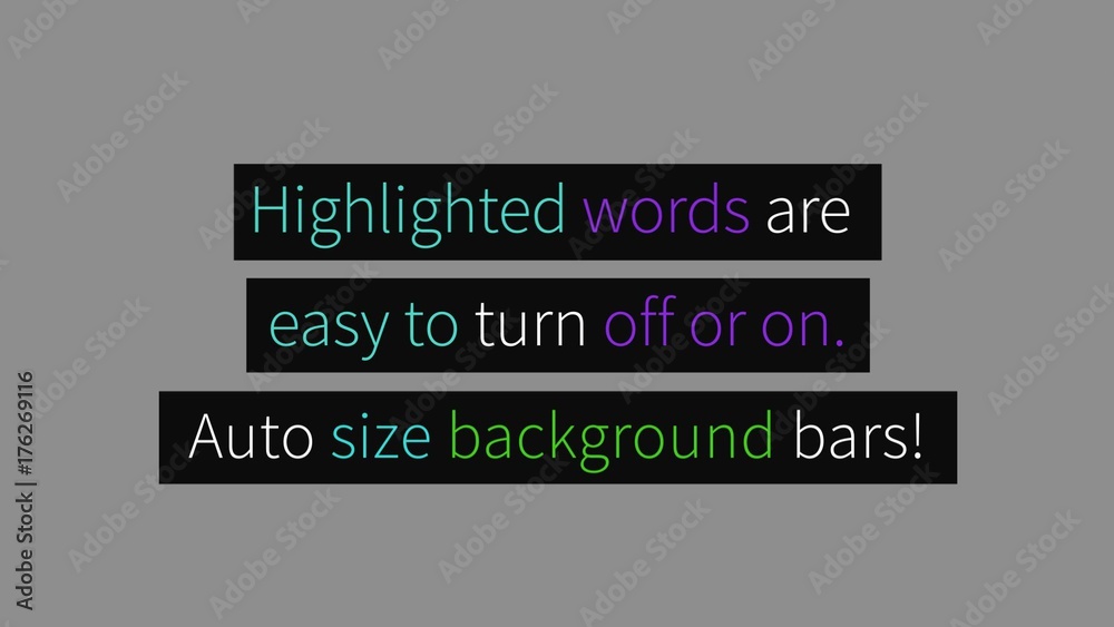 Auto-Scale Captions for Social Media Stock Template | Adobe Stock