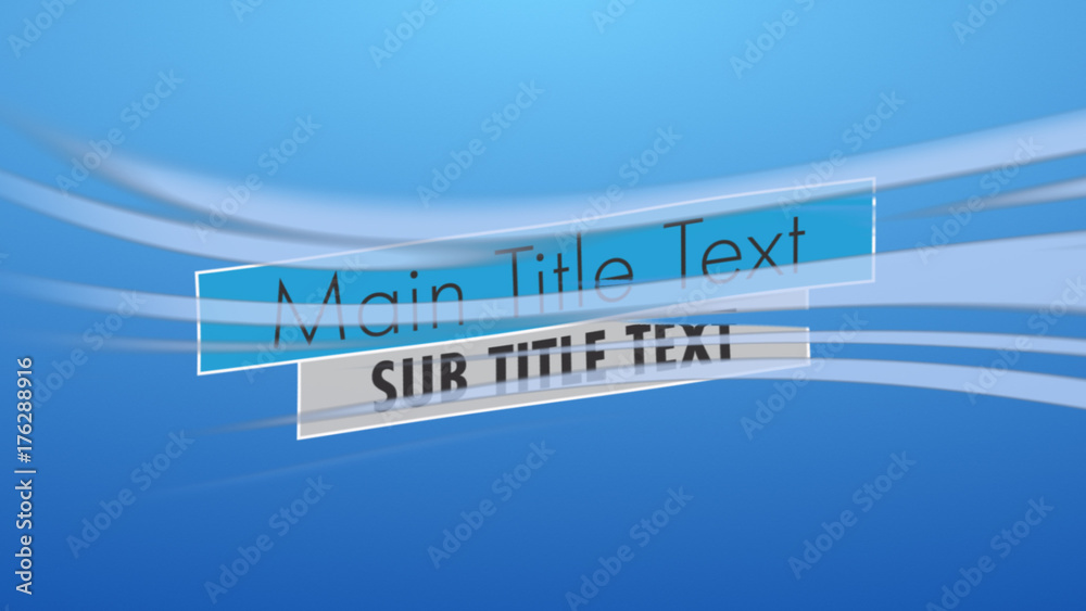 Wind Reveal Title Stock Template | Adobe Stock