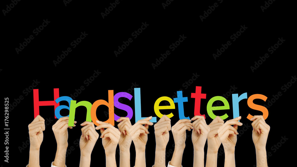 Hands and Letters Title Pack Stock Template | Adobe Stock