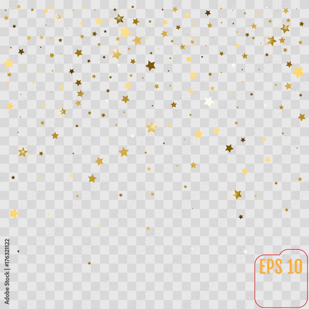 Star Falling Print and Modern Creative Pattern. Silver Starry ...