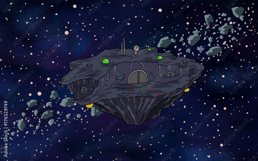 Asteroid Base Concept